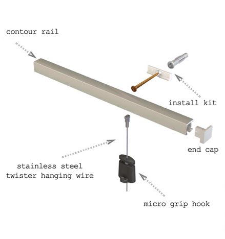 Wall-fixed Hanging Rails
