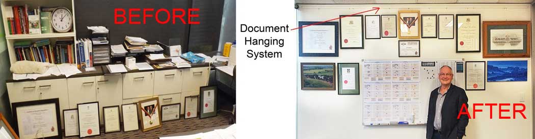 How to Hang Diplomas | How to do it neatly & easily